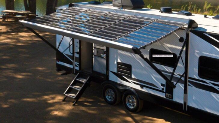 Have You Seen the New Solar RV Awning? - TheRVgeeks.com