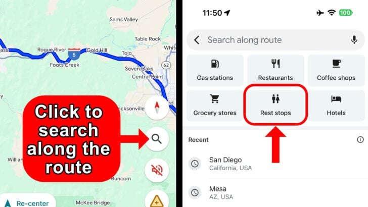 Need to Stop? Find the Next Rest Stop On Your Route