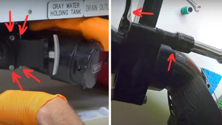 How to Replace an RV Waste Valve: Either Black OR Gray!