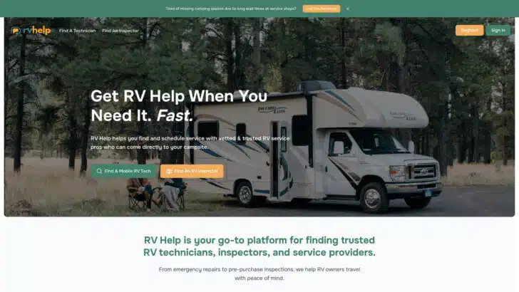 How RVHelp.com Works To Find Mobile RV Repair Techs